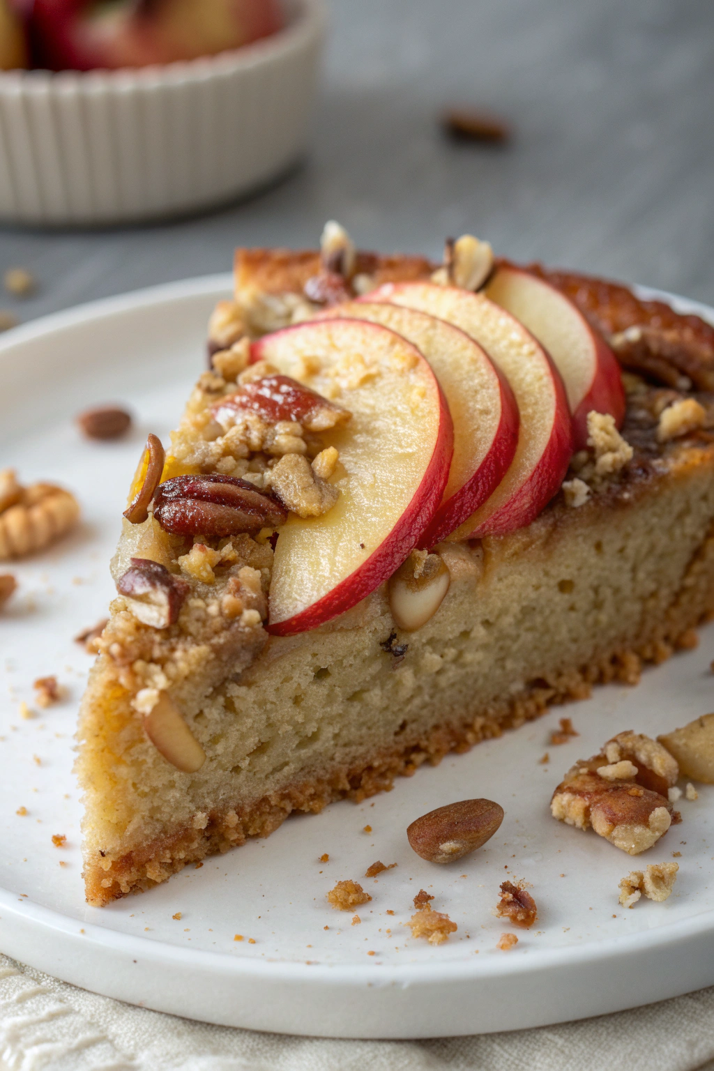 Cake with Apple and Nuts Recipe: satisfying Big Flavor - Chef Donna