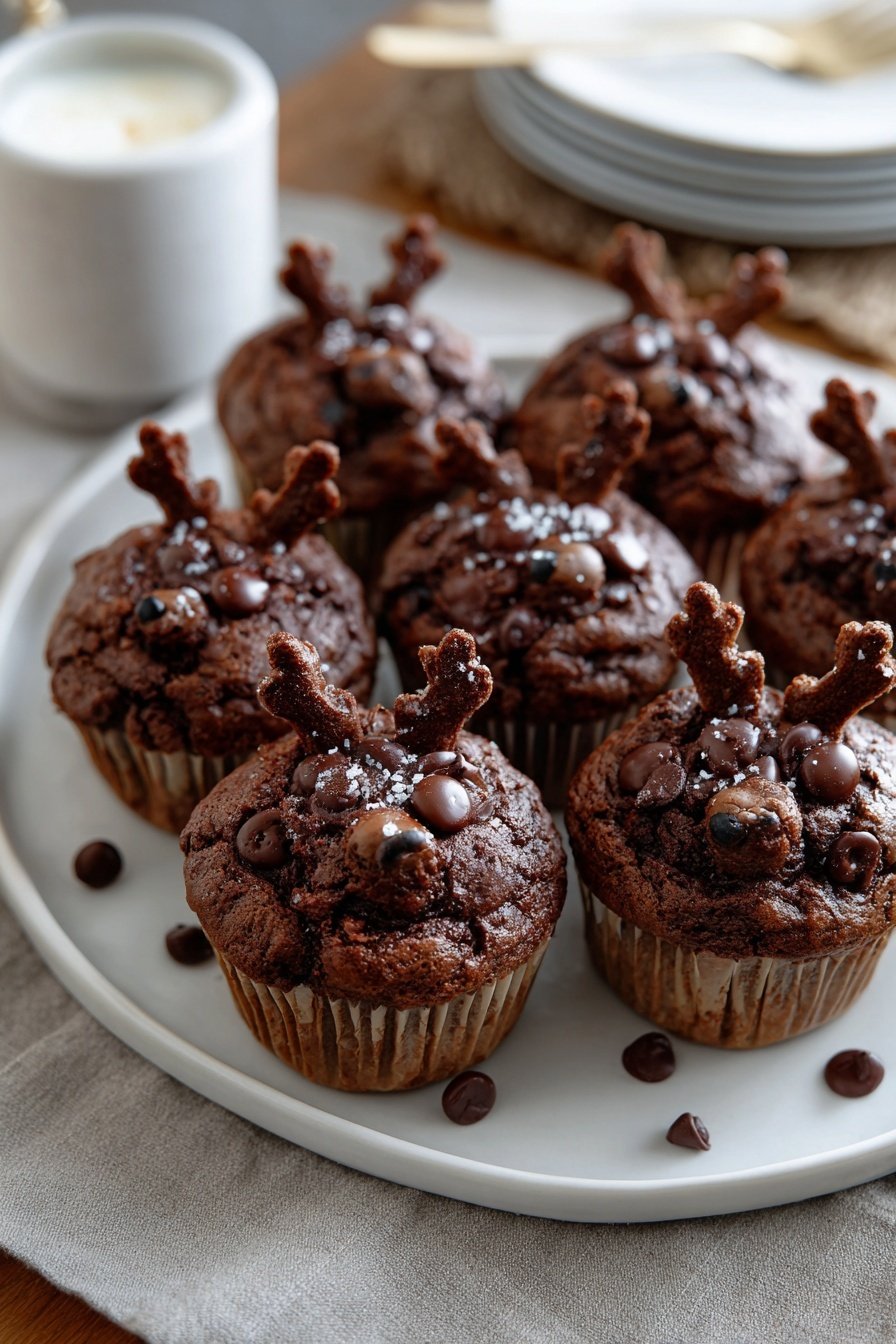 Double Chocolate Chip Reindeer Muffin joy for the family favorite ...