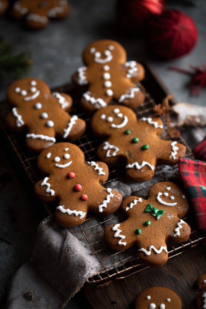 Gingerbread Men with Easy Royal Icing - Chef Donna